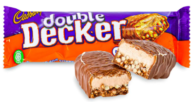 Cadbury Double Decker Chocolate Bar 54.5g